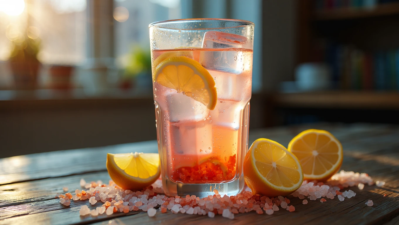 Pink Salt Lemon Water Benefits and Easy Recipe